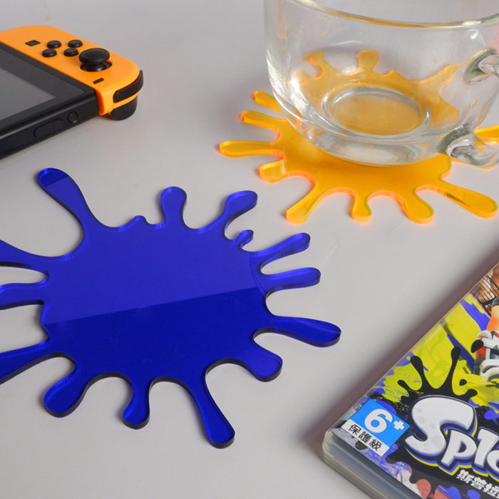 Splatoon Coasters Splatoon Squid Ink Coaster Set Unique Splatoon Gifts ...