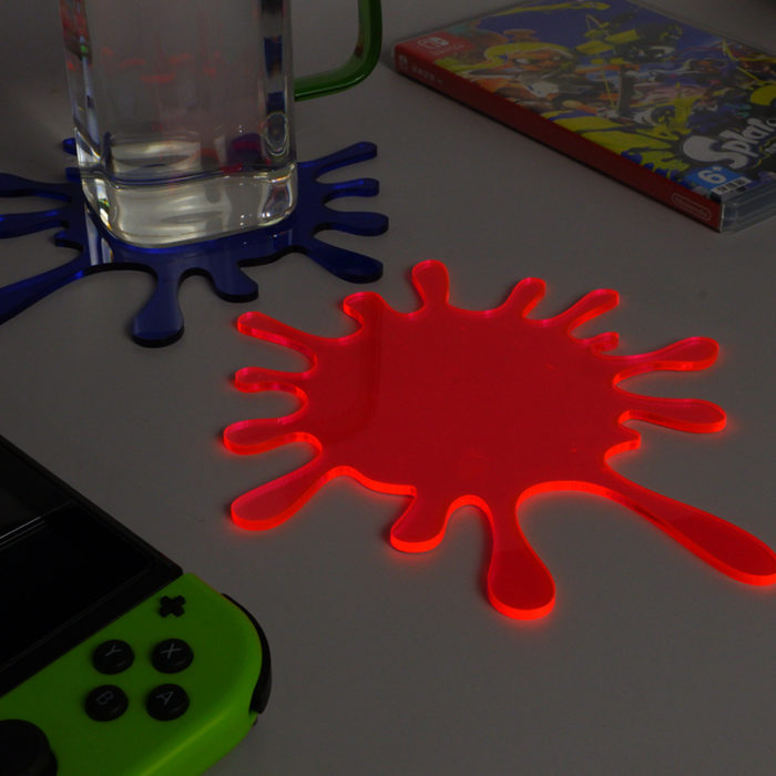 Splatoon Coasters Splatoon Squid Ink Coaster Set Unique Splatoon Gifts ...