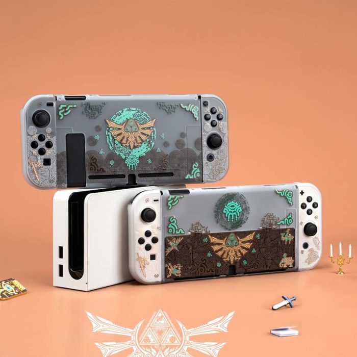 Zelda Tears Of The Kingdom Switch OLED Case TOTK Zelda Switch Shell Cover Case - RegisBox