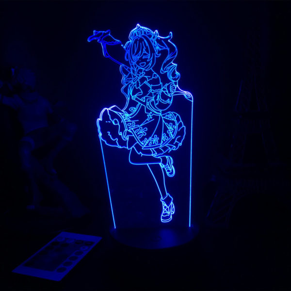 16 Colors Gesnhin Impact LED Light Genshin Desktop Lamp Cool Genshin ...