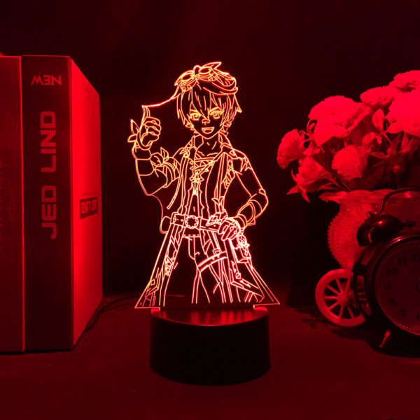 16 Colors Gesnhin Impact LED Light Genshin Desktop Lamp Cool Genshin ...