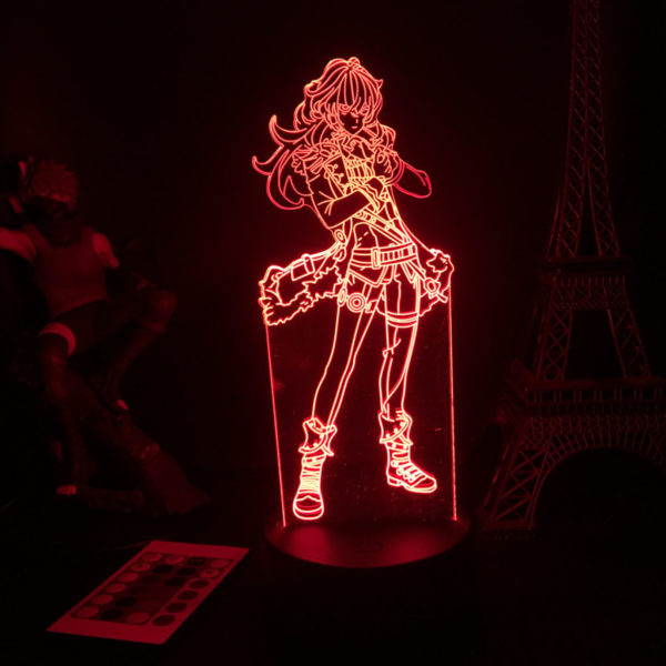 16 Colors Gesnhin Impact LED Light Genshin Desktop Lamp Cool Genshin ...