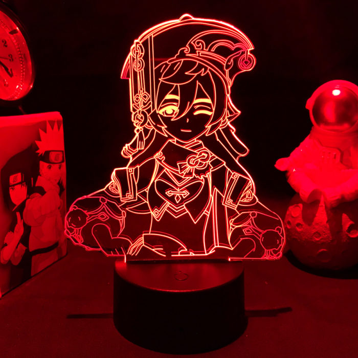 16 Colors Gesnhin Impact LED Light Genshin Desktop Lamp Cool Genshin ...
