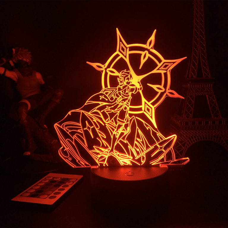 Albedo LED Lamp Gesnhin Impact Night Light Albedo Game Room Decor ...