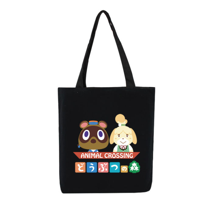 Animal Crossing Tote Bag Cute ACNH Shopping Bags Canvas Bag - RegisBox