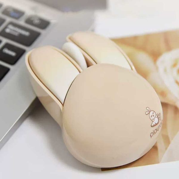 Bunny Ears Wireless Mouse 2.4G Cute Wireless Mice Kawaii Computer Mouse ...