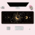 Crescent Moon Desktop Mat Astronomy Room Decor Stars Keyboard Pad ...