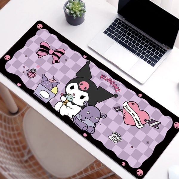 Kuromi Gaming Mouse Pad Cute Kuromi Keyboard Desk Mat Kuromi Room Decor ...