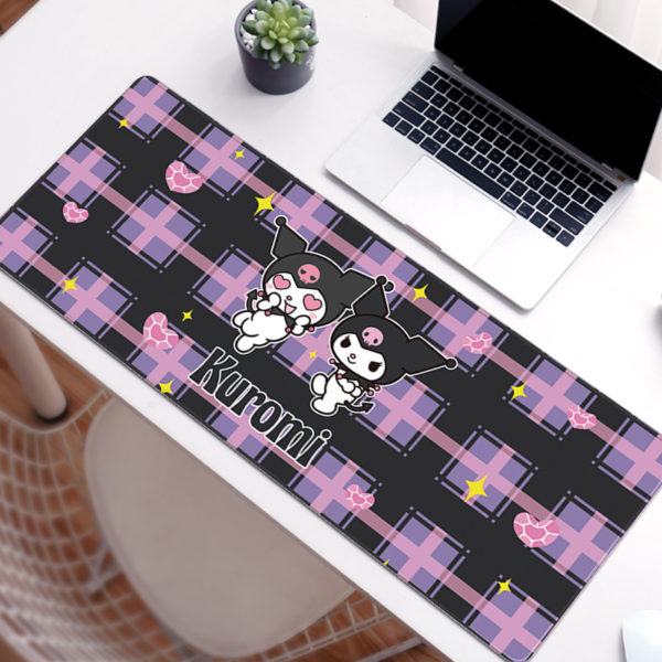 Kuromi Gaming Mouse Pad Cute Kuromi Keyboard Desk Mat Kuromi Room Decor ...