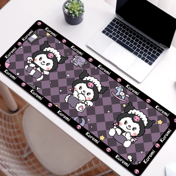 Kuromi Gaming Mouse Pad Cute Kuromi Keyboard Desk Mat Kuromi Room Decor ...