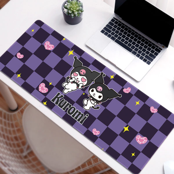 Kuromi Gaming Mouse Pad Cute Kuromi Keyboard Desk Mat Kuromi Room Decor ...