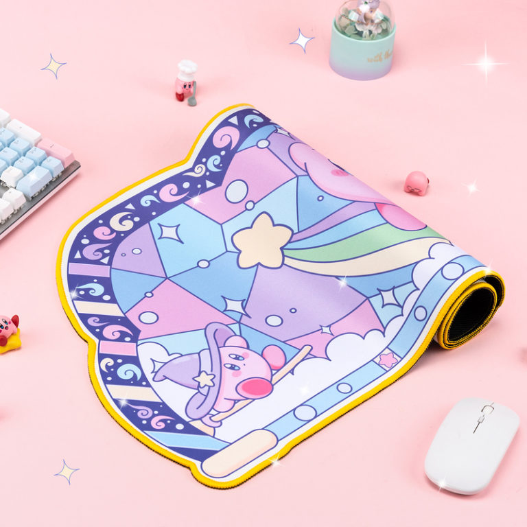 Cute Kirby Desk Mat Kirby Keyboard Mat Gamer Girl Decor Gifts For Kirby ...