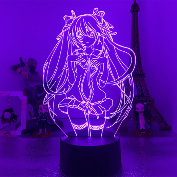 Miku Night Light Cute Miku LED Lamp Game Room Decor - RegisBox