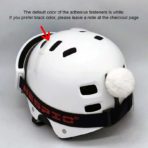 Helmet Rizz: Plush Bear Ears Helmet Ears Cute Helmet Ornaments - RegisBox