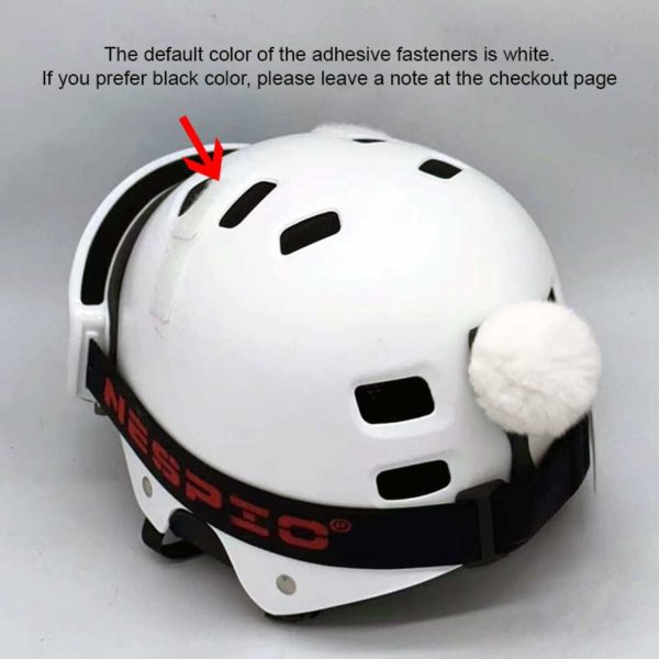 Helmet Rizz: Fox Ears Helmet Ornaments Large Plush Ski Helmet Ears ...