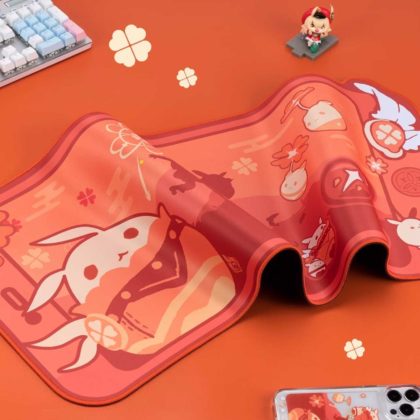 Klee Desk Mat Cute Genshin Impact Mouse Pad Jumpy Dumpty Genshin Klee ...