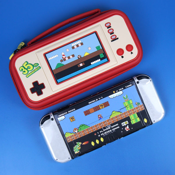 Mario Switch OLED Case Retro Pixelated Mario Switch Cover - RegisBox