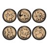 Pokemon Coaster Set 6 PCS Cute Pokemon Cork Coasters - RegisBox