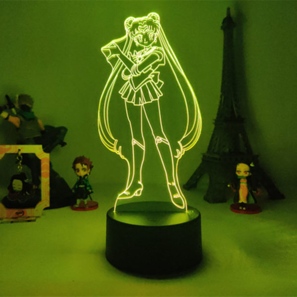 Cute LED Light Usagi Tsukino Bedroom Lights Cute Kawaii Room Decor ...