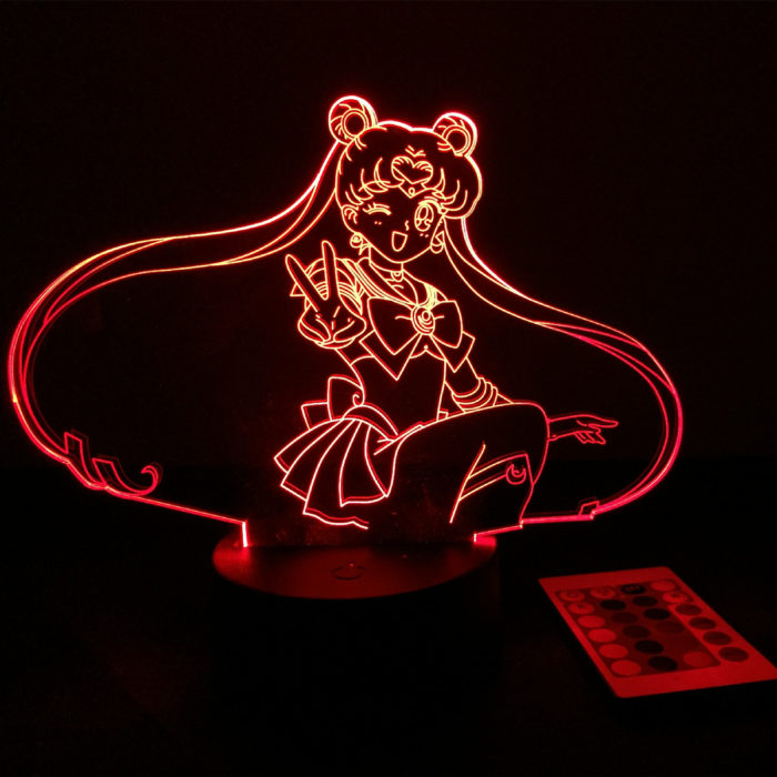 Cute LED Light Usagi Tsukino Bedroom Lights Cute Kawaii Room Decor ...