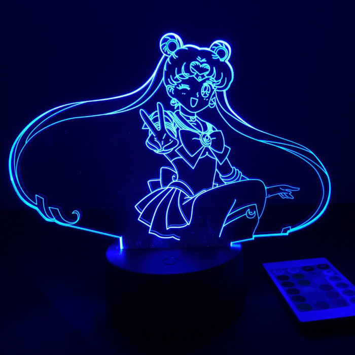 Cute LED Light Usagi Tsukino Bedroom Lights Cute Kawaii Room Decor ...