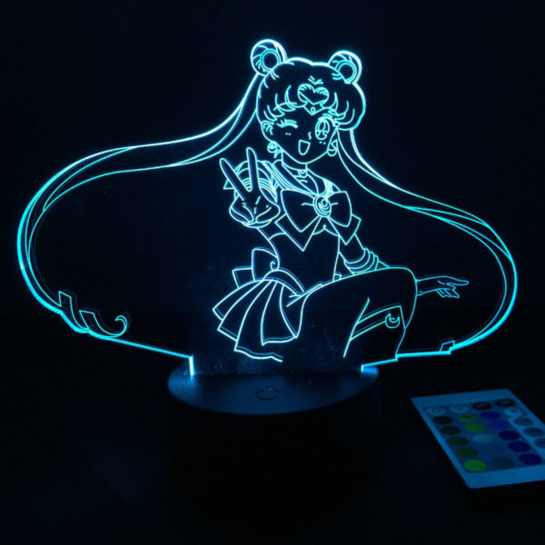 Cute LED Light Usagi Tsukino Bedroom Lights Cute Kawaii Room Decor ...