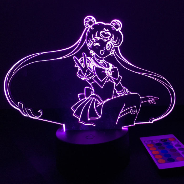 Cute LED Light Usagi Tsukino Bedroom Lights Cute Kawaii Room Decor ...