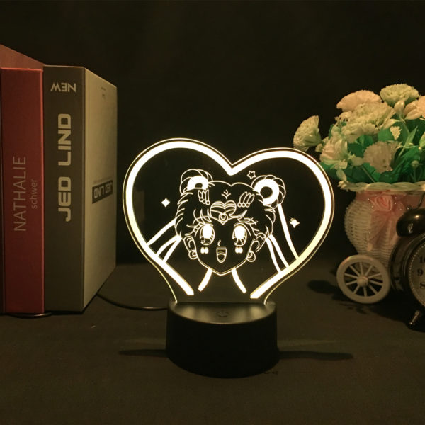 Cute LED Light Usagi Tsukino Bedroom Lights Cute Kawaii Room Decor ...