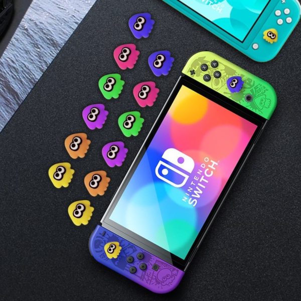 Splatoon Switch Thumb Grips Splatoon 3 Joystick Caps Squid Joystick Cap ...