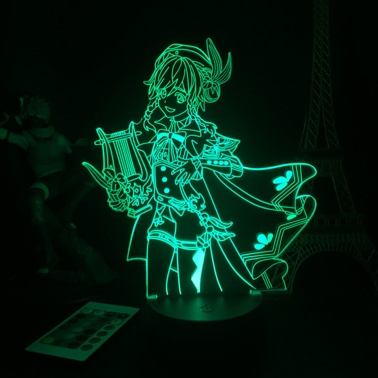 Venti LED Light Anemo Archon Gesnhin Impact Deskop Lamp Barbatos - RegisBox