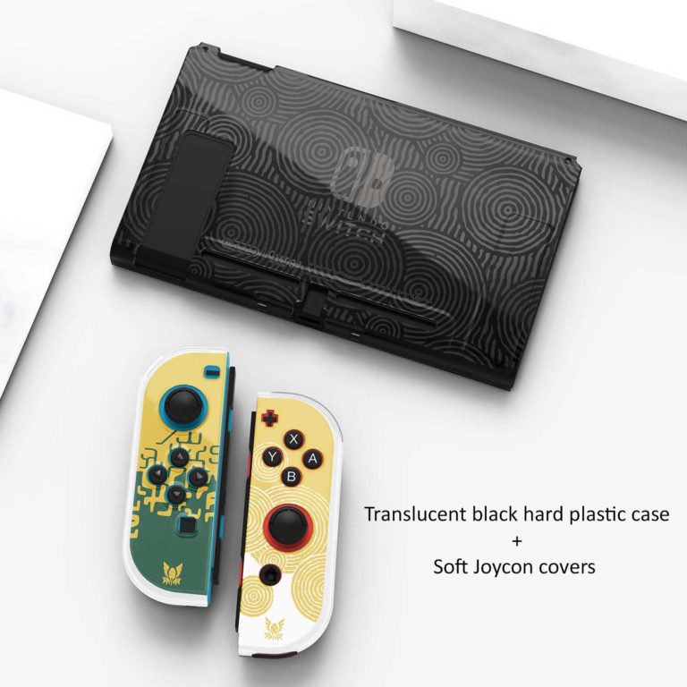 Cool Tears Of The Kingdom Switch Cover Zelda Totk Triforce Switch Oled