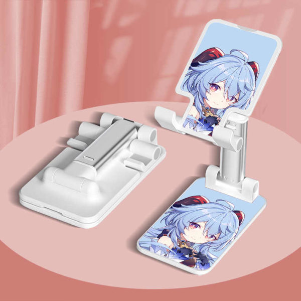 Genshin Impact Phone Stand Chibi Genshin Fanart Foldable Desk Phone ...
