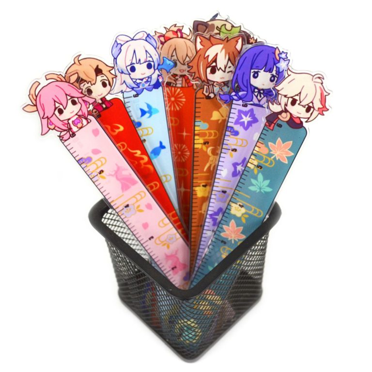 Inazuma Genshin Impact Rulers Acrylic Cute Genshin Stationery - RegisBox