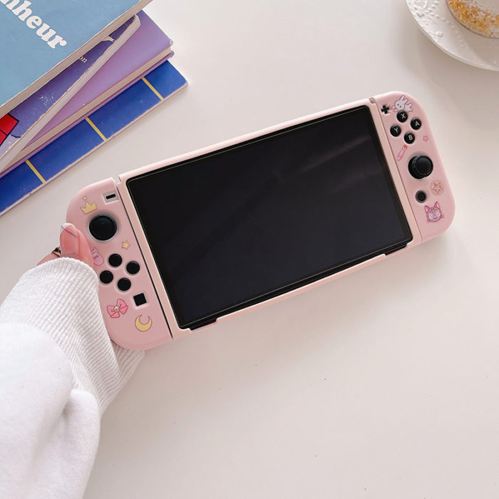 Cute Switch OLED Case Kawaii Usagi Tsukino Cute Switch Case - RegisBox
