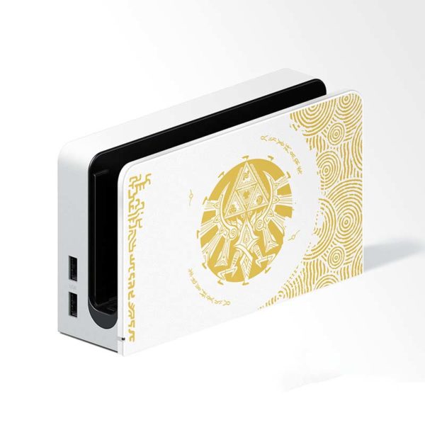 Cool Tears Of The Kingdom Switch Cover Zelda TOTK Triforce Switch OLED ...