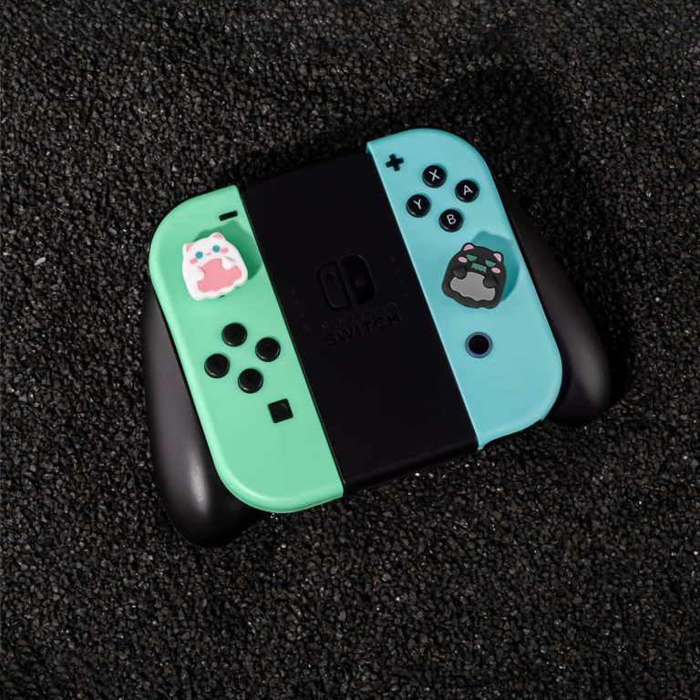 Chibi Cat Switch OLED Analog Caps Cute Cat Joystick Caps For Switch ...