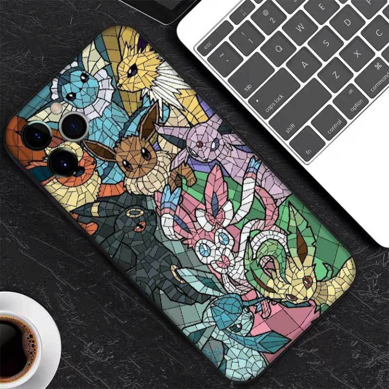 Cute Eeveelution Phone Case Sylveon Vaporeon Espeon Umbreon IPhone ...