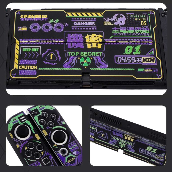 Mecha Switch OLED Case Cyberpunk Switch Case Sci-Fi Accessories - RegisBox