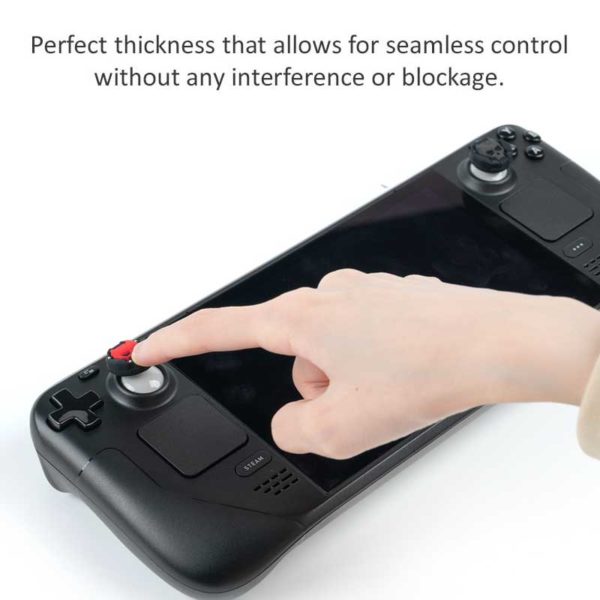 Demon Skull Steam Deck Joystick Caps Black Red Steam Deck Thumb Grips ...
