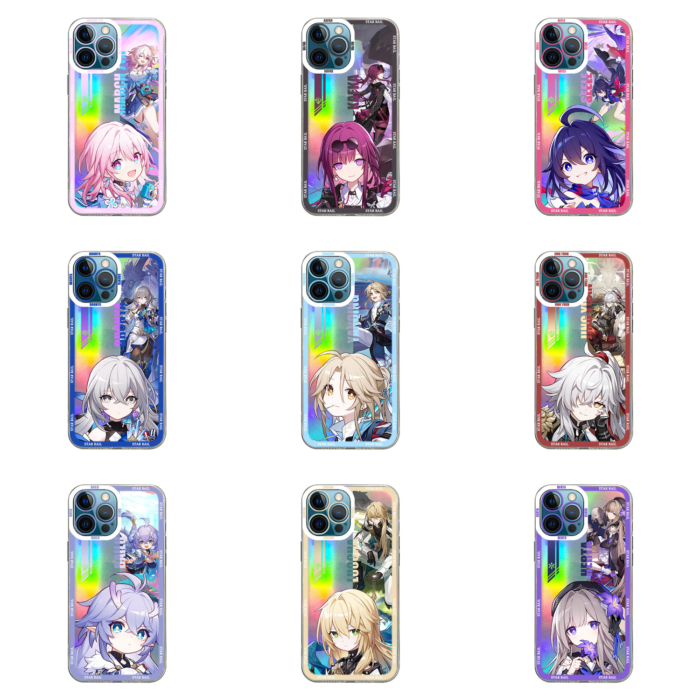 Holographic Honkai Star Rail IPhone Case Cute Star Rail OnePlus Huawei ...