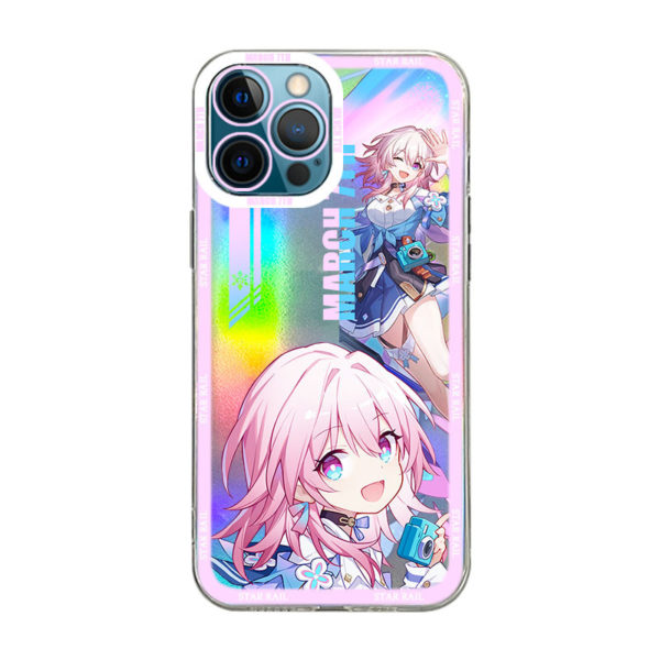 Holographic Honkai Star Rail IPhone Case Cute Star Rail OnePlus Huawei ...