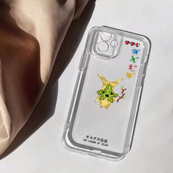 Pixelated Zelda Phone Case Cute Breath Of The Wild Pixel Fan Art Korok ...