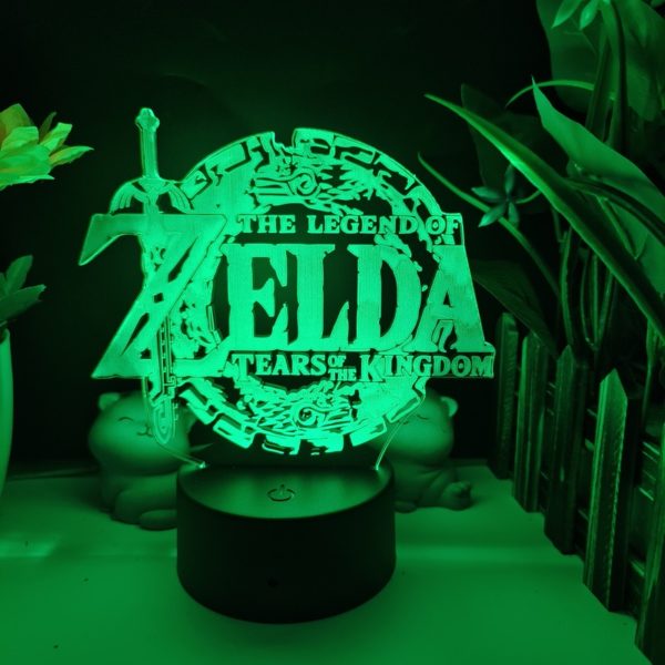 Legend Of Zelda LED Night Light Zelda Game Room Decor - RegisBox