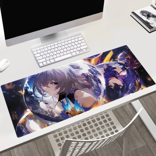 Seele Bronya Honkai Star Rail Gaming Mouse Pad HSR Desk Mat - RegisBox