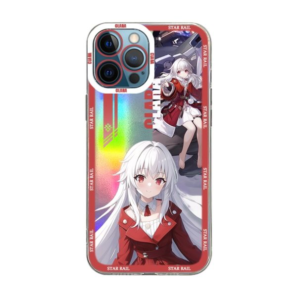 Holographic Honkai Star Rail IPhone Case Cute Star Rail OnePlus Huawei ...