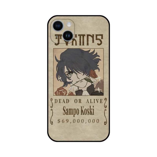 Custom HSR Wanted Poster Phone Case Funny Honkai Star Rail Gifts - RegisBox