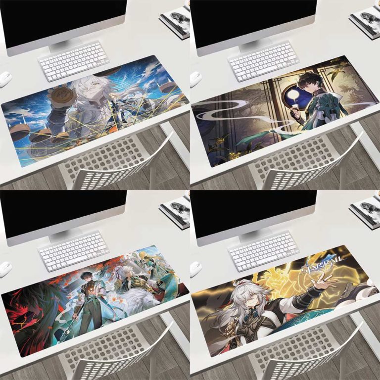 Jing Yuan Honkai Star Rail Mouse Pad HSR Husbando Dan Heng Luocha Blade ...