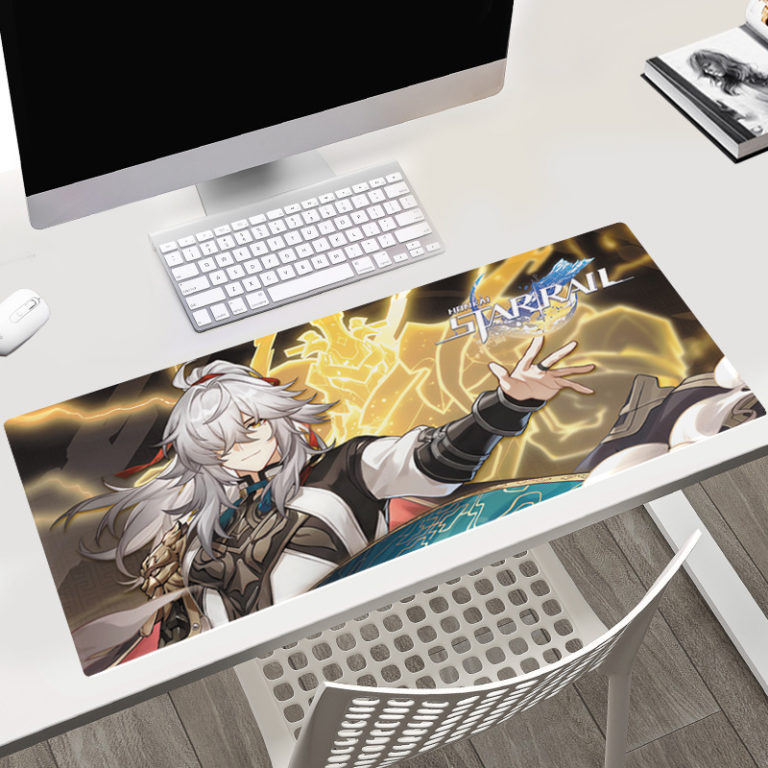 Jing Yuan Honkai Star Rail Mouse Pad HSR Husbando Dan Heng Luocha Blade ...