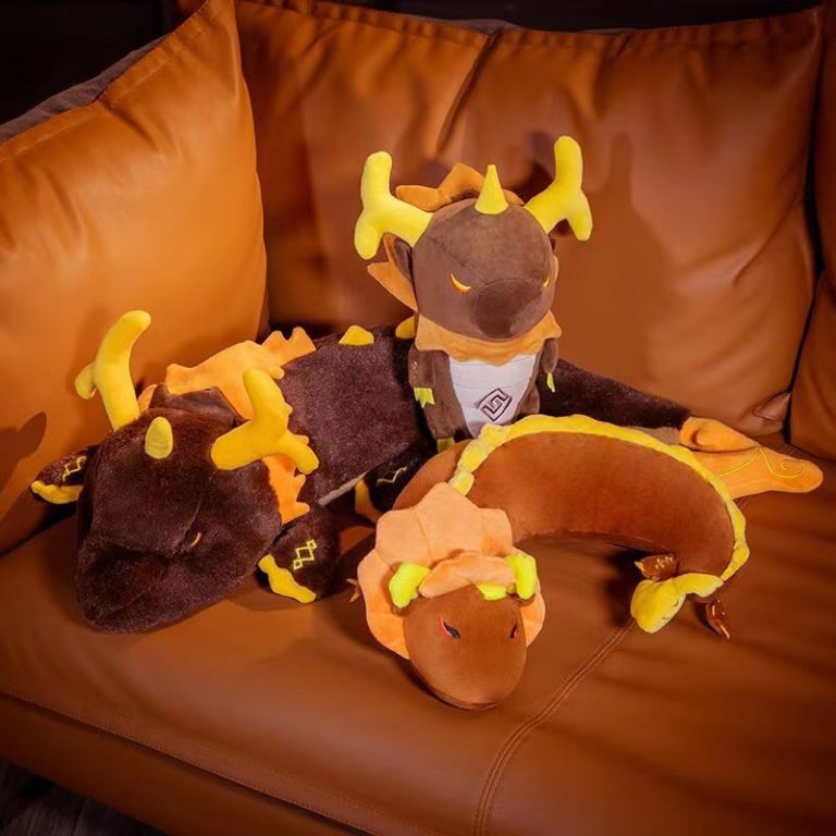 27in Rex Lapis Plush Toy Genshin Impact Zhongli Morax Dragon Stuffed ...