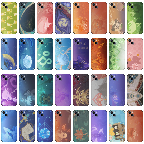 Genshin Impact Archon Phone Case Venti Zhongli Raiden Shogun Nahida ...